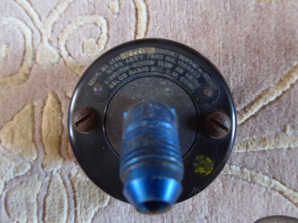 Vintage Aircraft Gauge, Blinker Oxygen Flow Indicator | eBay UK