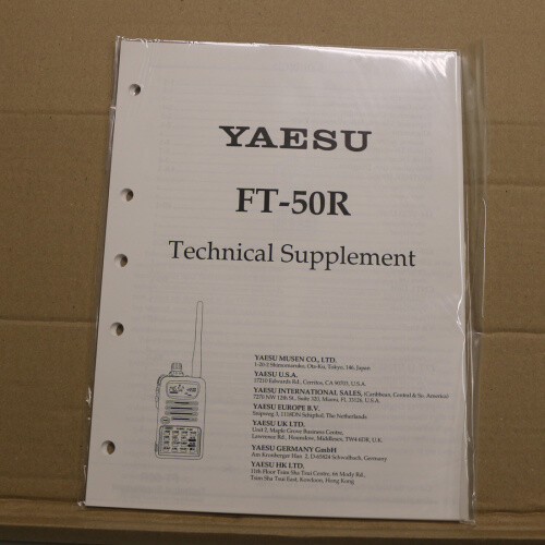 Yaesu FT-50R Technical Supplement | eBay.de