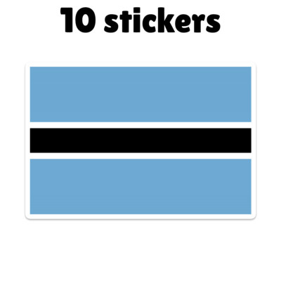 Botswana Flag Sticker Decal Vinyl Fade & Waterproof | eBay