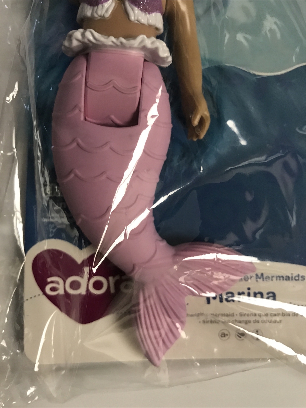 Adora Water Wonder Mermaids - Marina - 8 Inch Doll Color Changing Magic ...
