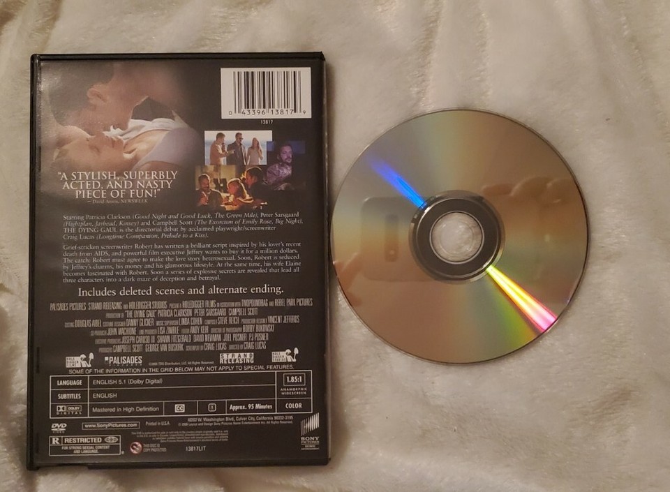The Dying Gaul DVD MOVIE Peter Sarsgaard Campbell Scott, Patricia ...
