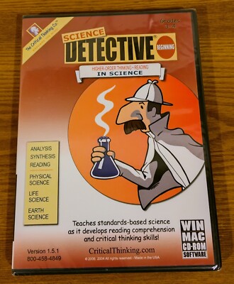 Science Detective: Beginning, Higher Order Thinking in Science Grades 3 ...