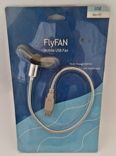 USB POWERED FAN WITH FLEXABLE GOOSE NECK WORKS WITH ANY STANDARD USB ...