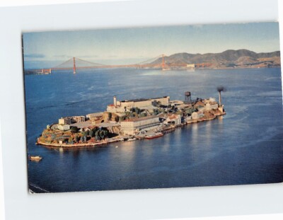 Postcard Alcatraz Island The Rock San Francisco California USA North ...