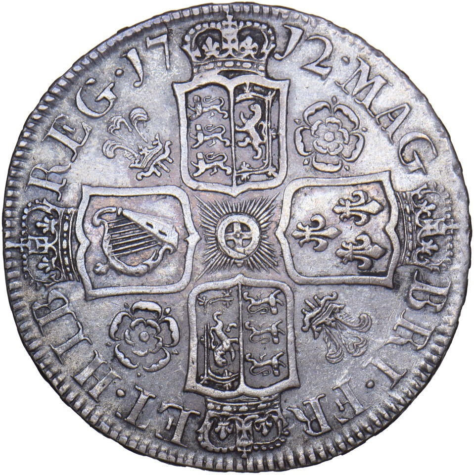1712 Halfcrown - Anne British Silver Coin - Very Nice | eBay