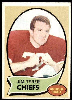 1970 Topps Jim Tyrer Kansas City Chiefs #263 | eBay