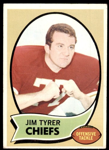 1970 Topps Jim Tyrer Kansas City Chiefs #263 | eBay