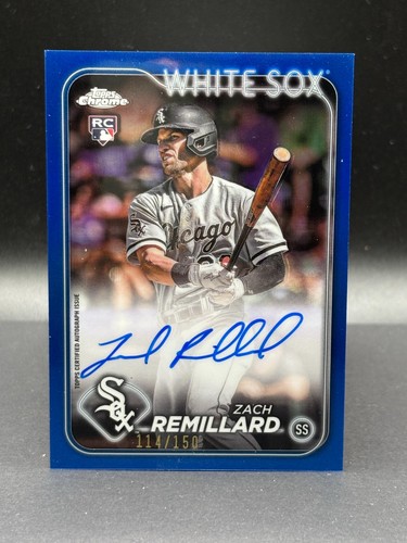 2024 Topps Chrome - Rookie Autographs Zach Remillard #RA-ZR Blue ...