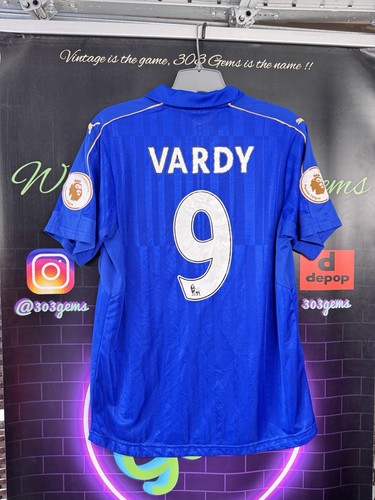 PUMA Leicester City #9 Jaime Vardy 2016/2017 Home Football Soccer ...