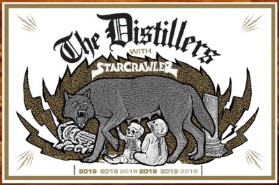 THE DISTILLERS | STARCRAWLER 2019 Tour Ltd Ed New RARE Poster +BONUS ...
