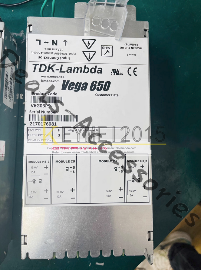 USED TDK-LAMBDA TDK LAMBDA Vega 650 V6G03P9 Power Supply (1PCS) | eBay