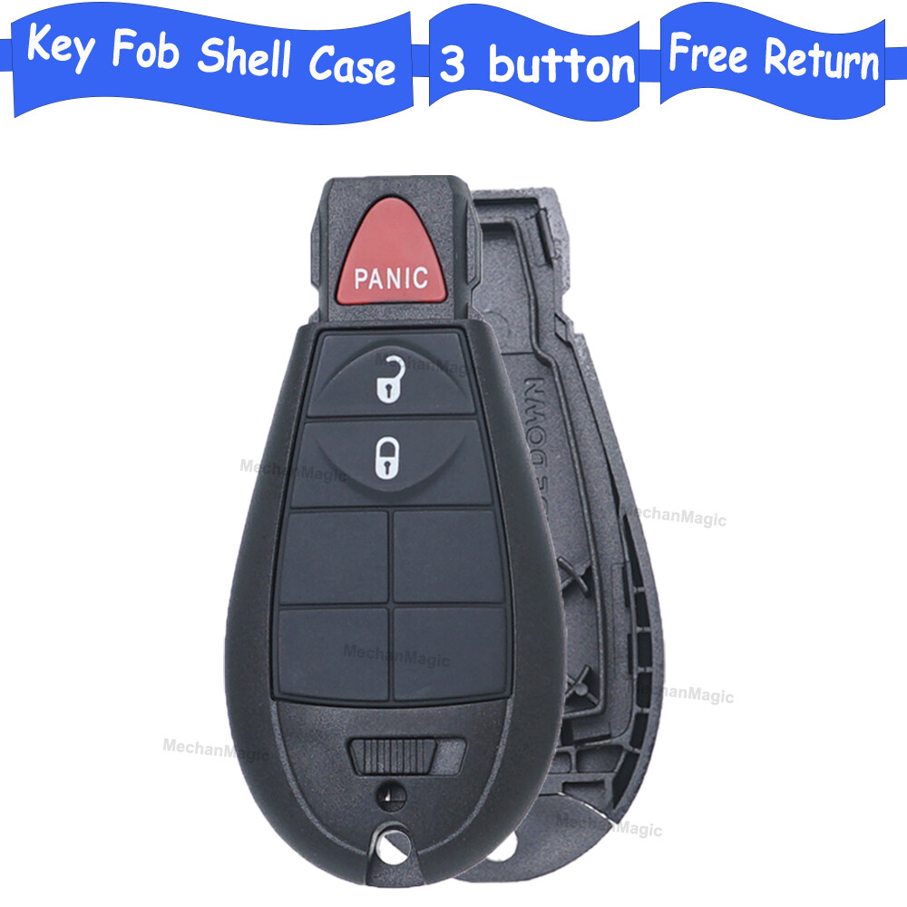 Remote Key Fob Shell Case For Dodge Ram 1500 2500 3500 Jeep Cherokee ...