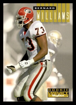 Bernard Williams 1994 SkyBox Impact Rookie Card #286 Philadelphia ...