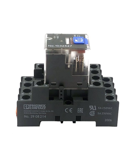 Phoenix 5A NO.2908214 with NO.1032527 24V Intermediate relay 4X6A ...