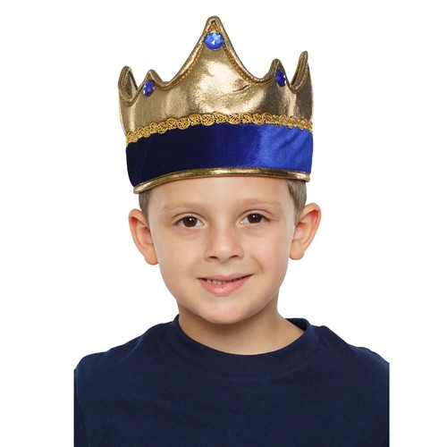 Dress Up America Kings Crown for Kids - Royal Prince Costume Crown ...