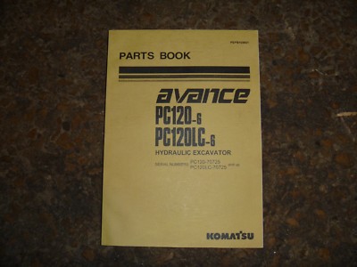 Komatsu PC120-6 PC120LC-6 Avance Hydraulic Excavator Crawler Part ...