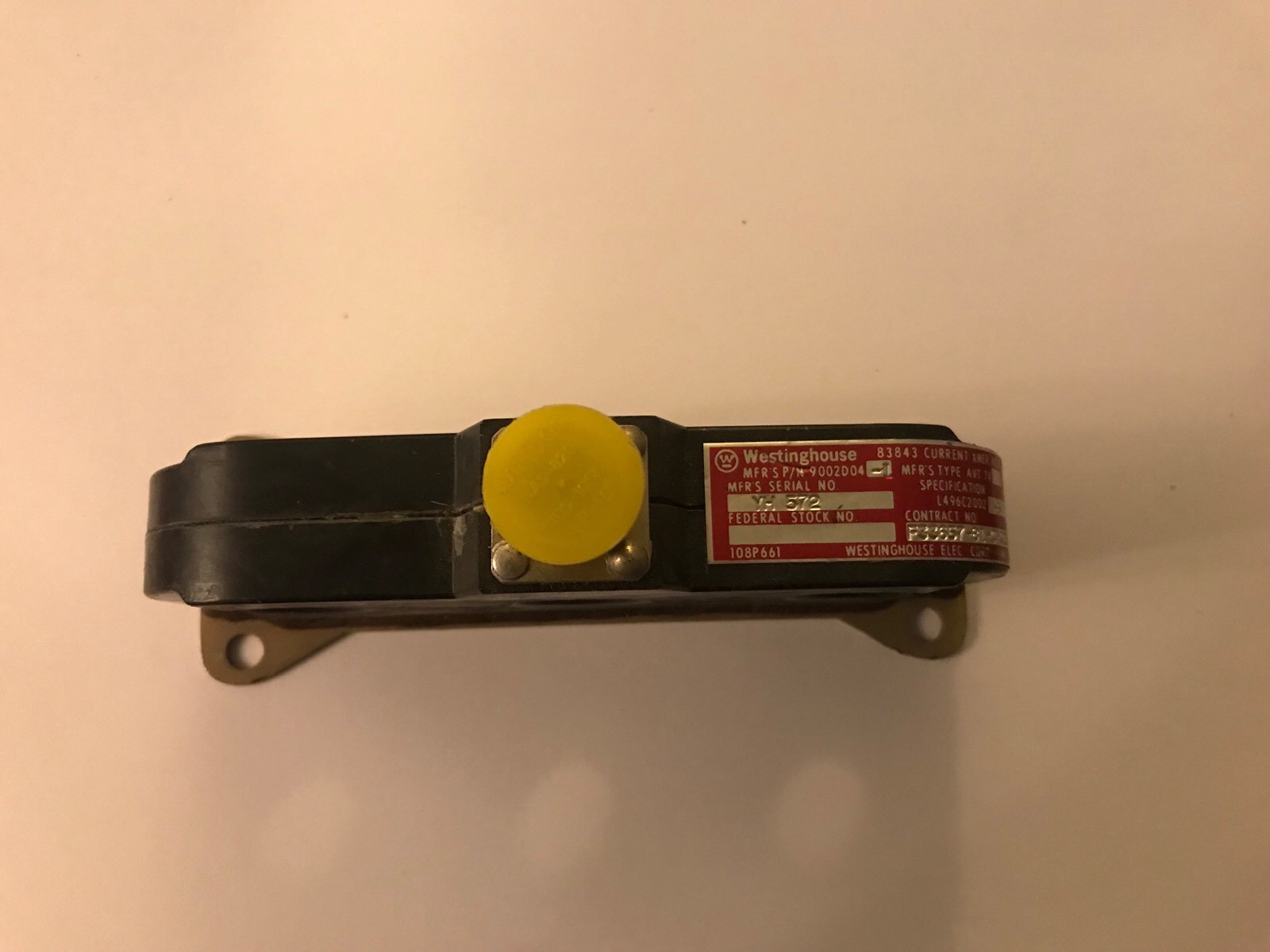 Aircraft Aviation Current Transformer Westinghouse 9002D04-1 | eBay