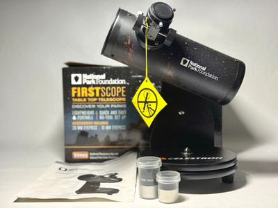 Celestron First Scope Table Top Telescope, National Park Foundation ...