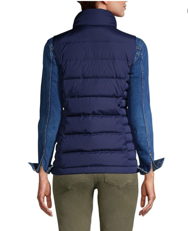 Lands' End Women's Wanderweight Packable Down Vest - Size: Large - NWT ...