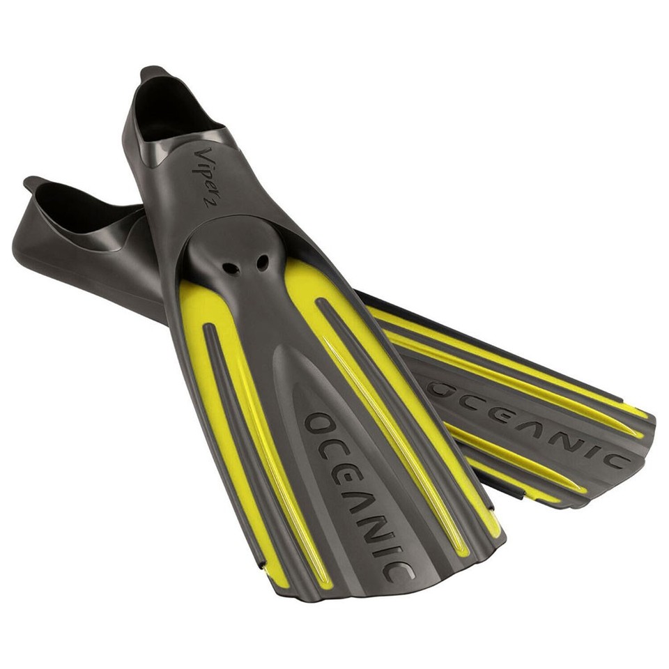 OCEANIC Viper 2 Full-Foot Responsive Scuba Diving & Snorkeling Fins ...