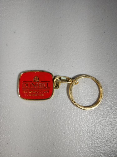 Dunhill “The World Class Cigarette” Keychain Vintage RARE Gold Tone VTG ...