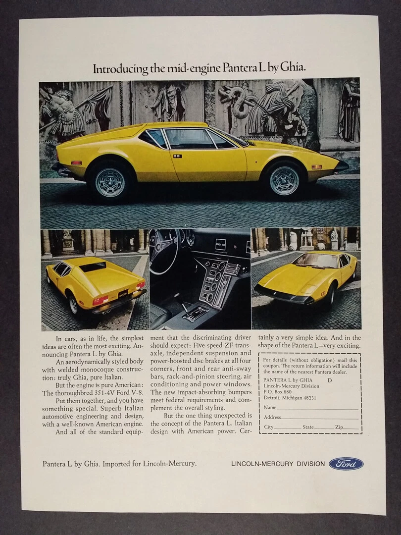 De Tomaso Pantera Concept