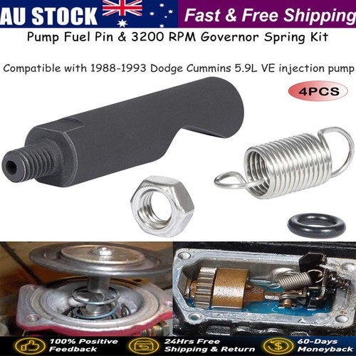 Pump Fuel Pin & 3200 RPM Governor Spring Kit for 1988-1993 Dodge ...