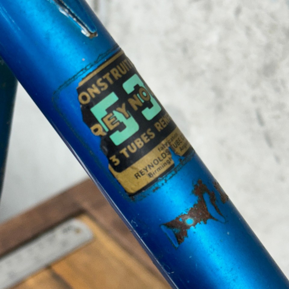 Vintage Gitane Frame Set 50 cm Reynolds 531 Honeycomb Spiderweb Dropout ...