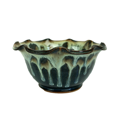 Martindale Art Pottery Bowl Midnight Blue Glazed Signed Food Safe ...