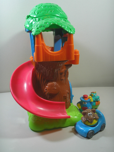 Playskool Weebles Treehouse 2004 Musical Model 07184 With Slide for ...
