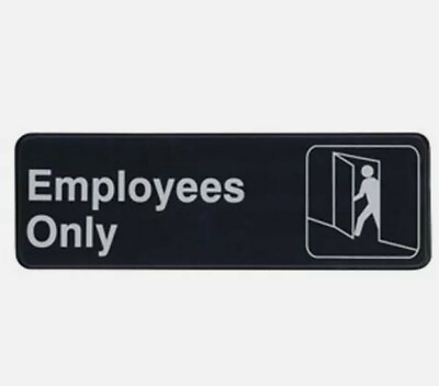 Signs - Employees Only Sign