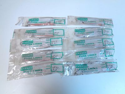 CHANCE 5.2A TYPE SF23 FUSE LINKS - LOT OF 10 - FREE SHIPPING!!! | eBay