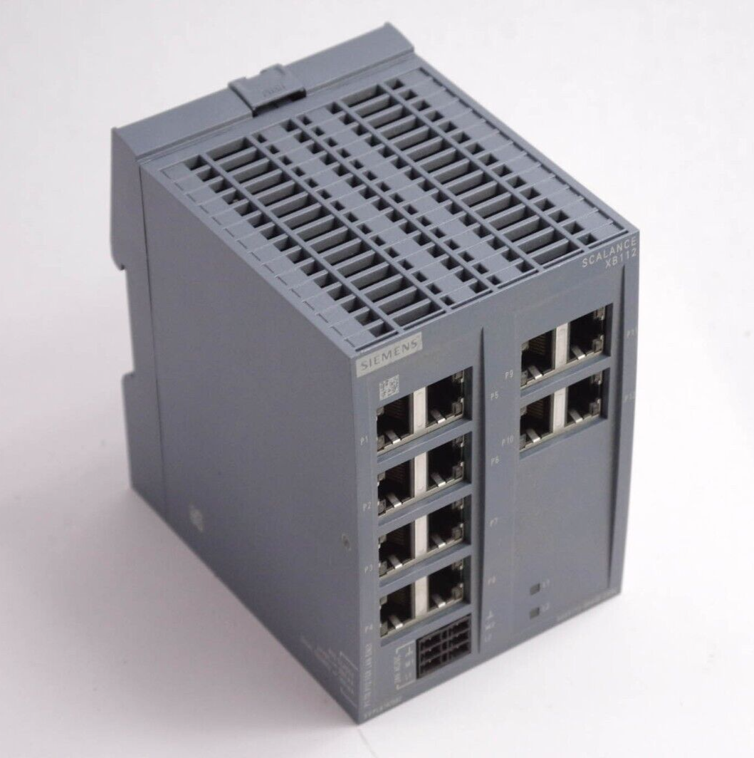 Siemens 6GK5112-0BA00-2AB2 / 6GK51120BA002AB2 Scalance XB112 Ethernet ...