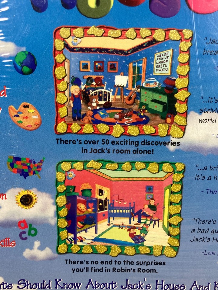 Jack's House Windows CD-ROM PC Big Box Sealed Kids Count Edutainment ...