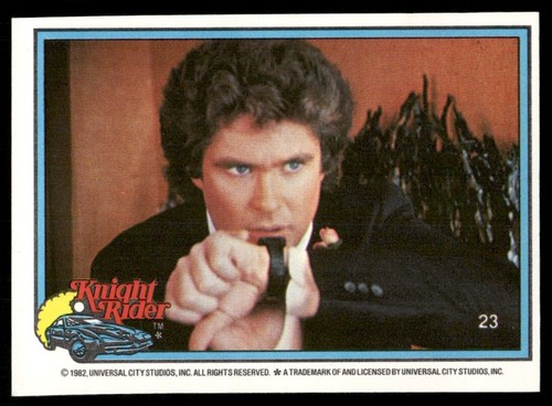 Knight Rider 1983 Donruss TV Show Card #23 (NM) | eBay