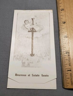 Vintage Catholic New Year Holy Prayer Card Christian A51 | eBay