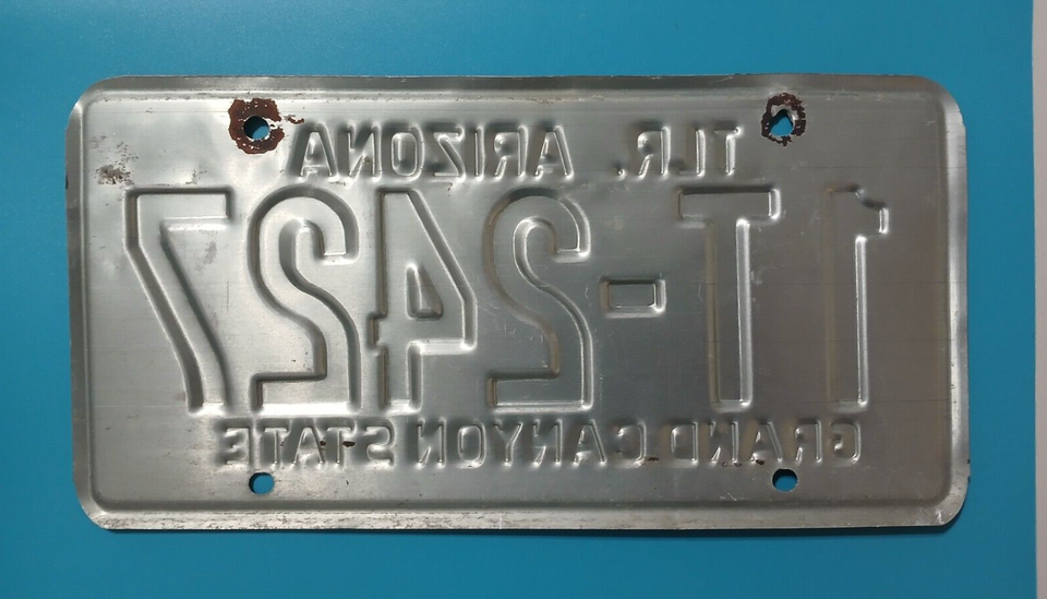 🐾1980 ARIZONA "TRAILER" LICENSE PLATE (1T-2427) W/83 RENEW. STKR. | eBay
