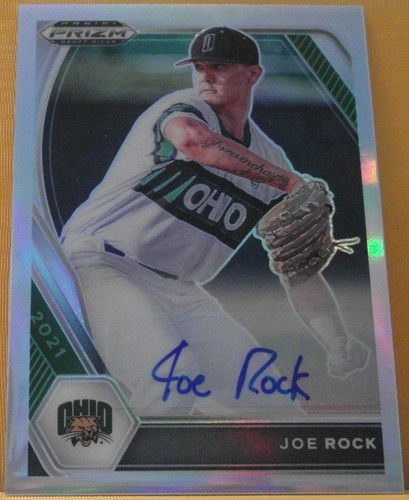2021 Panini Prizm Draft Picks Joe Rock Silver Prizm Rookie Autograph ...