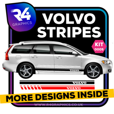 VOLVO GRAPHICS STRIPES DECALS LOADS OF DESIGNS S40 S60 V60 V70 | eBay UK