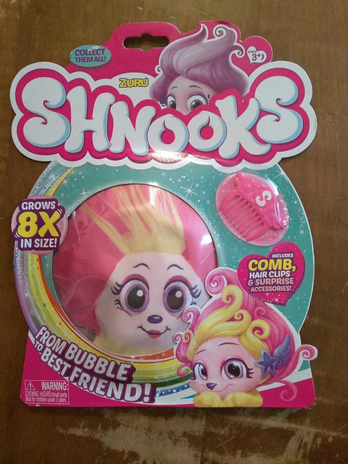 SHNOOKS Shine Pink/Yellow Zuru Soft Plush 2017 Hot Toy Rare HTF | eBay