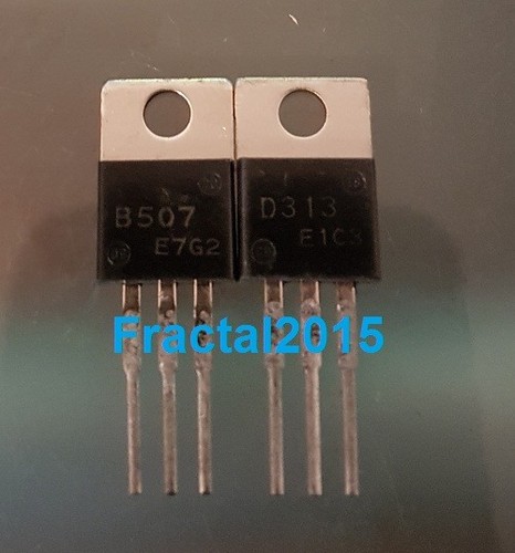 1 paire 2SB507 2SD313 (B507 D313) TRANSISTOR TO-220 | eBay