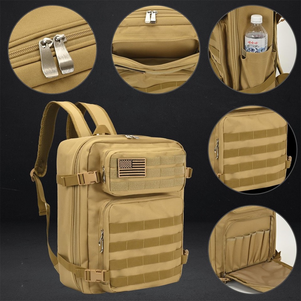 Tactical Range bag Backpack, handgun case bag Pistol Shooting Range ...