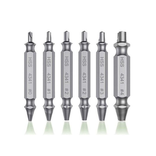 High speed steel Damaged Screw Extractor Parts Speed Out Drill Bits ...