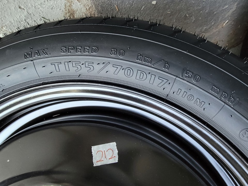 NEW T155/70D17 110M Temporary Emergency Spare Tire OEM GENUINE | eBay