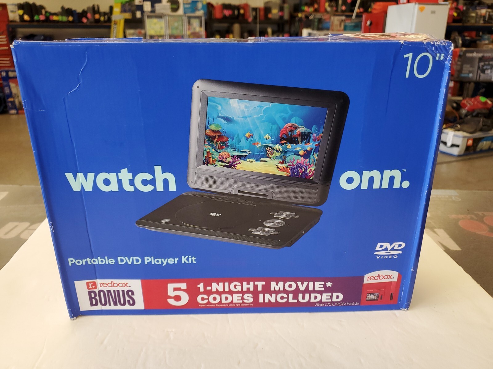 (NEW)ONN. Portable DVD/Media Player Kit with extended 5 hr. Battery | eBay