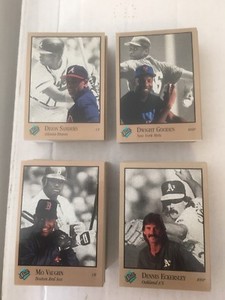 1992 Leaf Studio Complete Baseball Card Set NM/M Condition 264 Cards ...