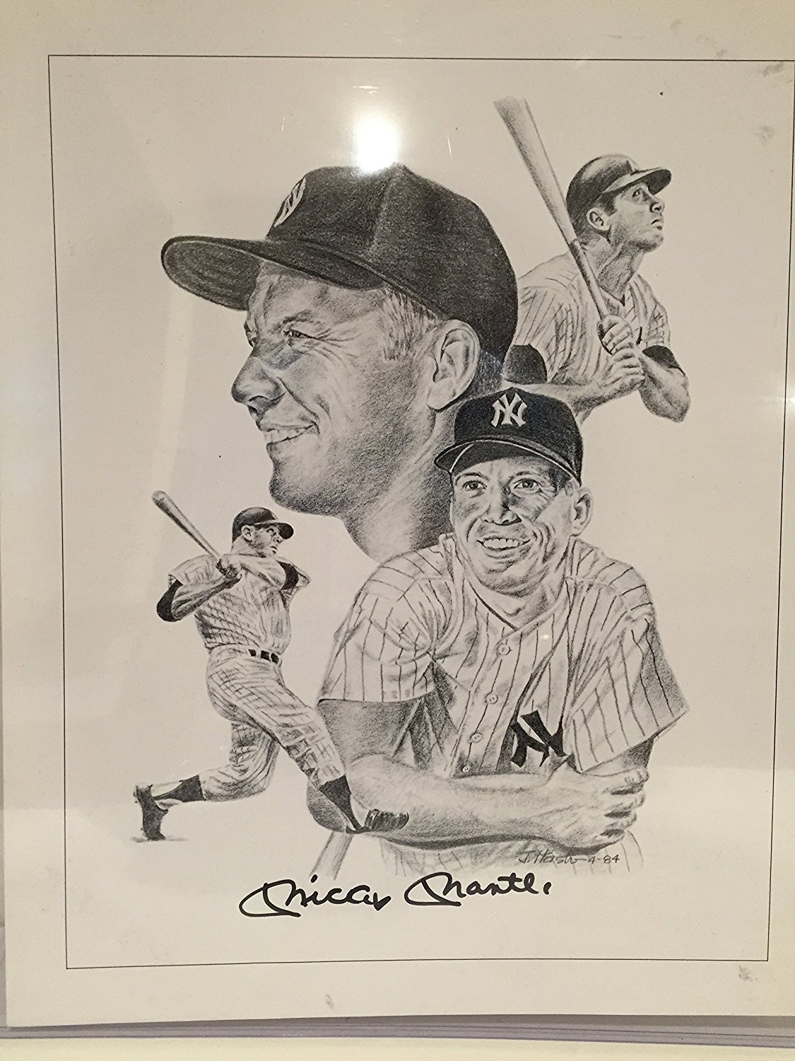 Mickey Mantle Autographed 1989 Limited Edition Lithograph | eBay