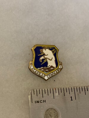 Authentic USAF Air Force Alaska Command DUI Unit Crest Insignia NH 5E ...
