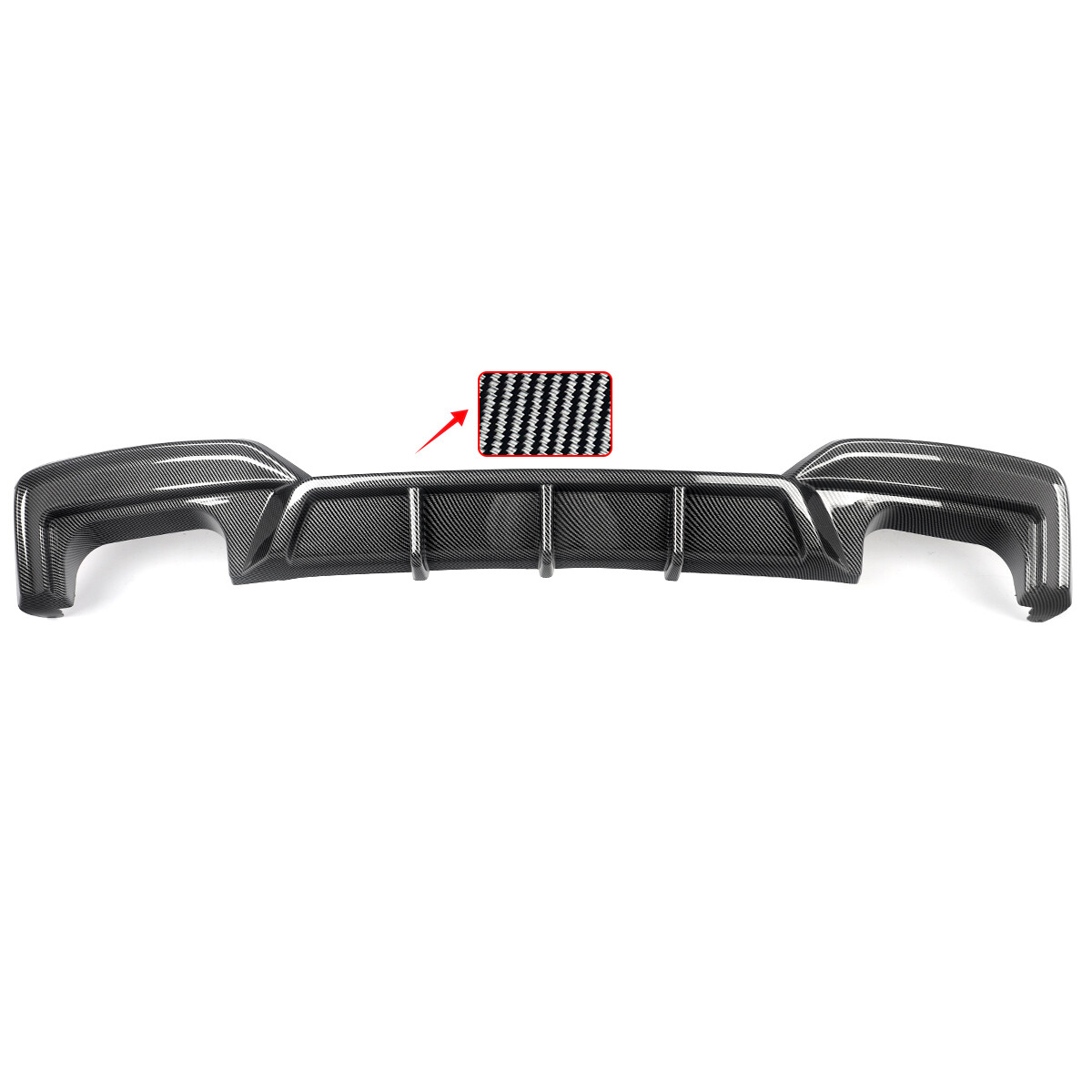 For BMW M6 F06 F12 F13 640i 650i M-Sport Carbon Fiber Rear Bumper ...