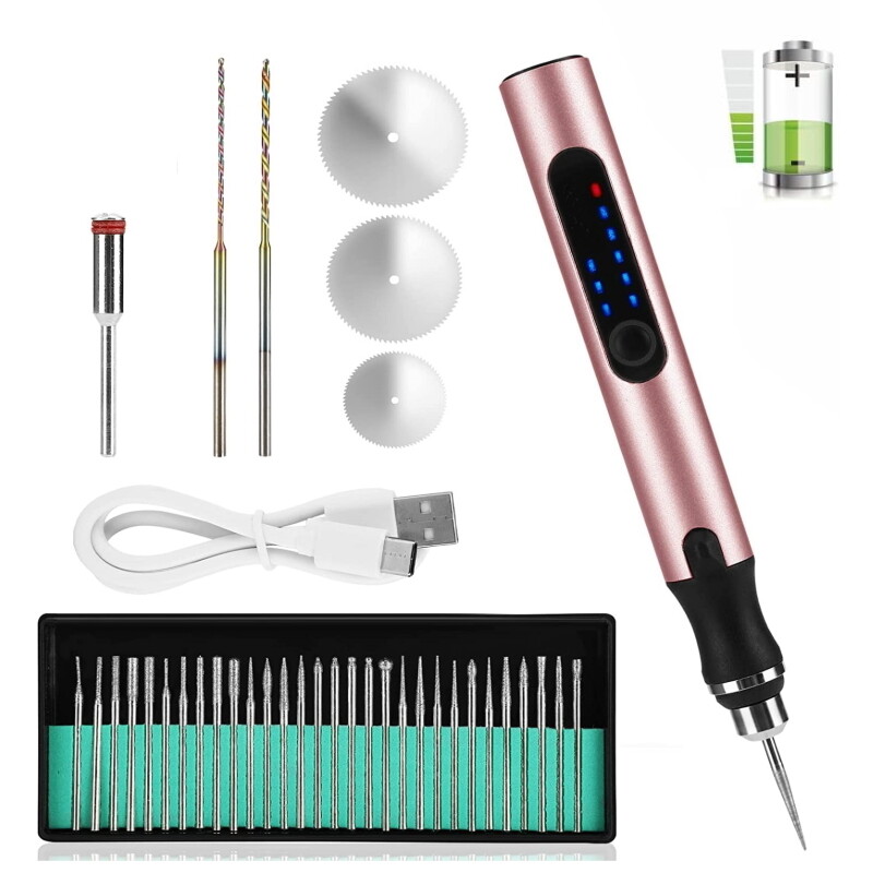 USB Rechargable Engraving Machine Mini Electric Engraver Jewelry Stone ...